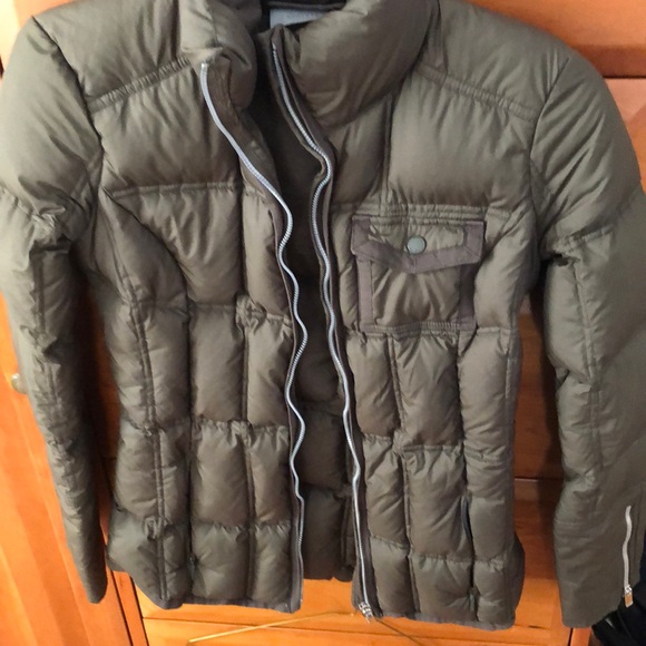 Athleta | Jackets & Coats | Athleta Puffer Olive Green Size Xxs ...